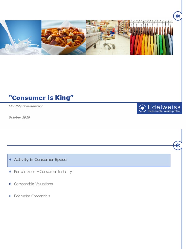 Consumer Is King - October 2018 | PDF | Mergers And Acquisitions | Brand