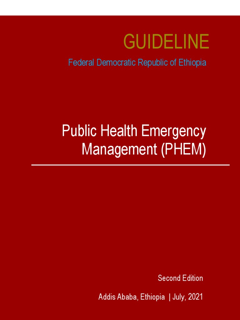 Public Health Emergency Management (PHEM) : Guideline | Download Free ...