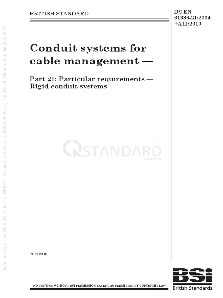 Conduit Systems For Cable Management | PDF | Pipe (Fluid Conveyance ...