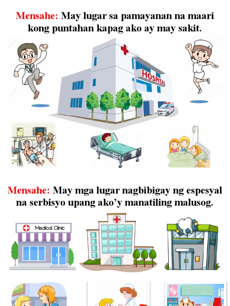 May Lugar Sa Pamayanan Na Maari Kong Puntahan Kapag Ako Ay May Sakit | PDF