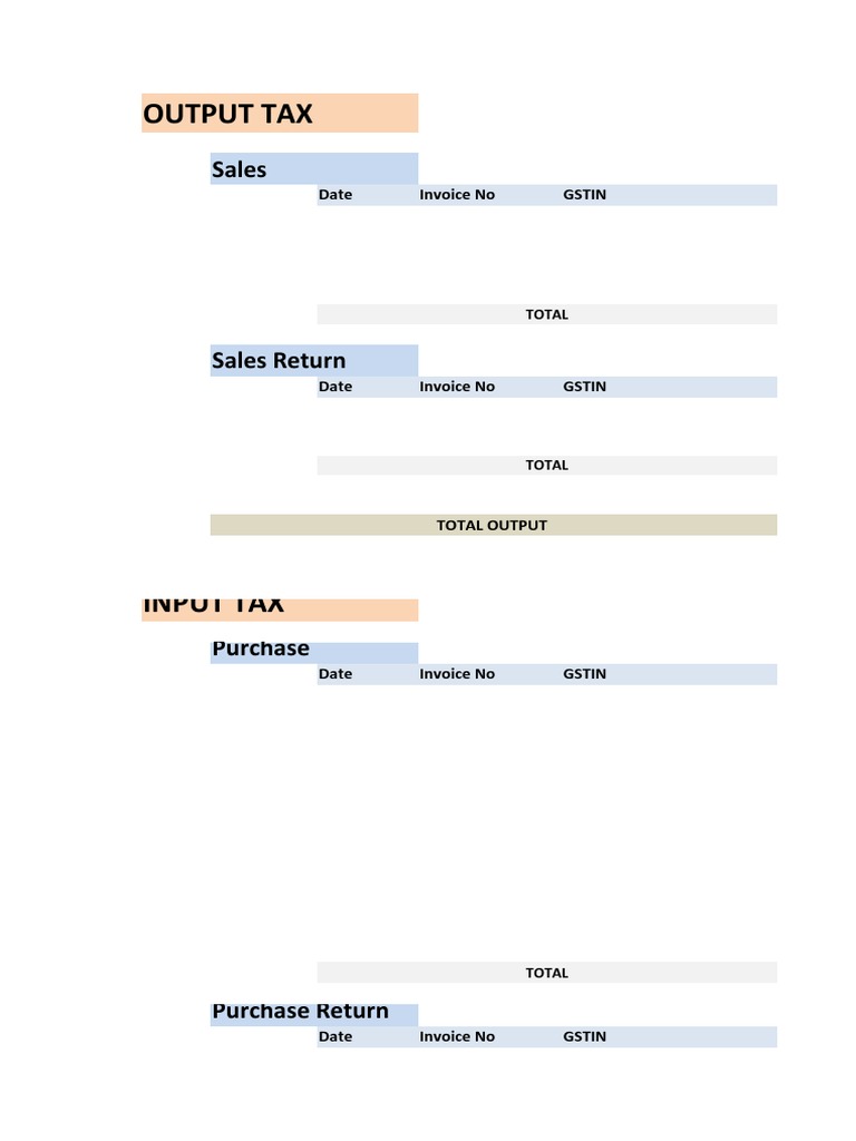 Output Tax: Sales | PDF | Value Added Tax | Invoice