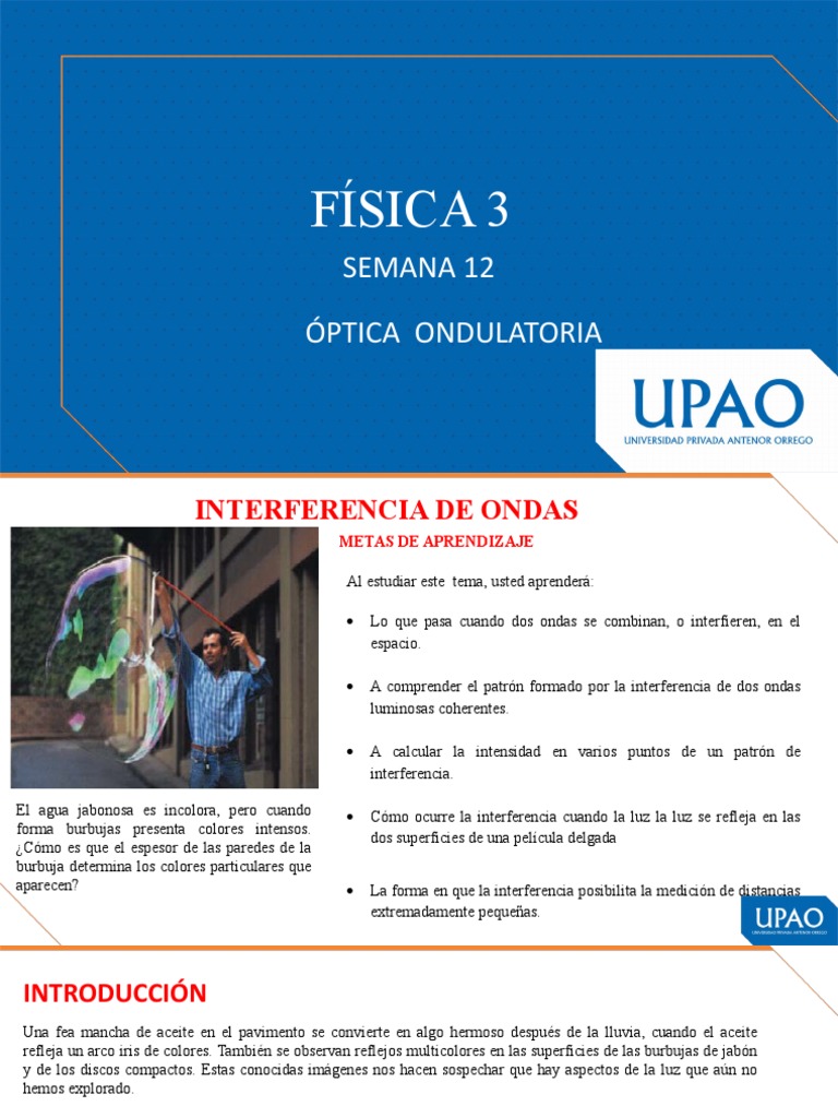 Física 3: Semana 12 Óptica Ondulatoria | PDF | Polarización (ondas ...