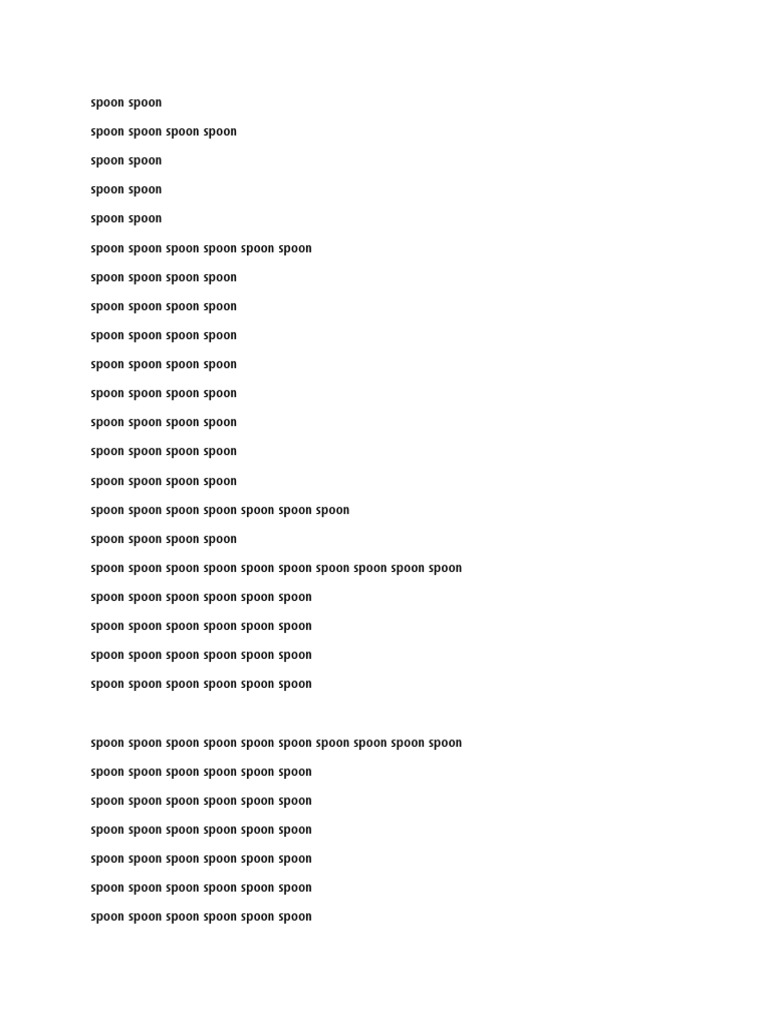 Spoon | PDF | Cooking, Food & Wine