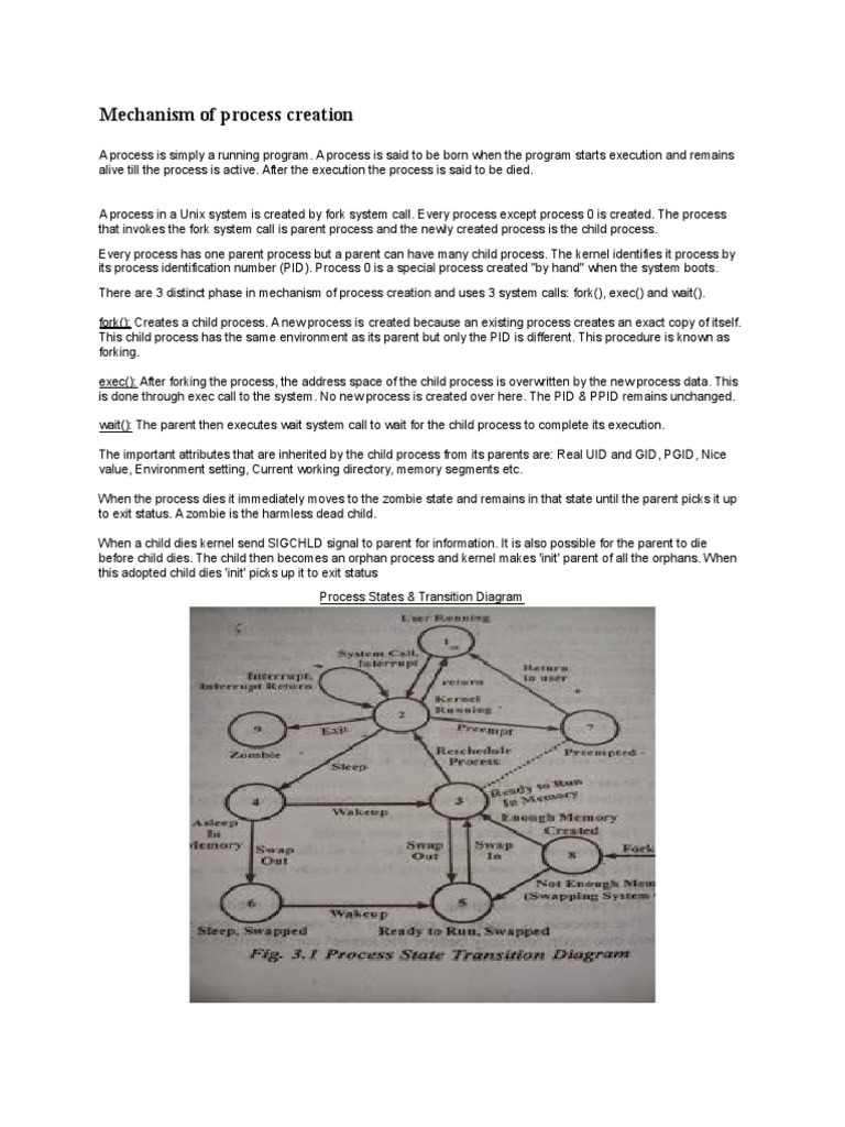 U2 - Mechanism of Process Creation - 37 - 01-10-20 | PDF | Process ...