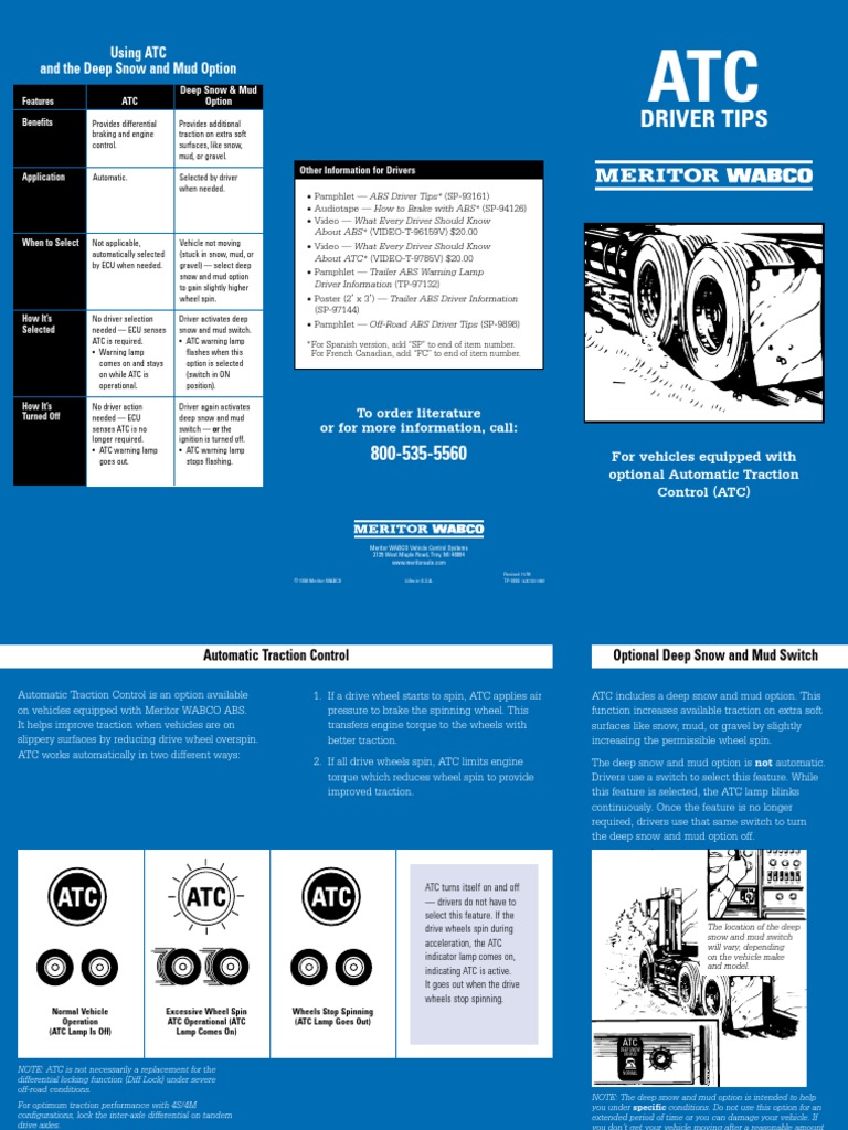 ATC Driver Tips | Download Free PDF | Anti Lock Braking System | Mechanical Engineering