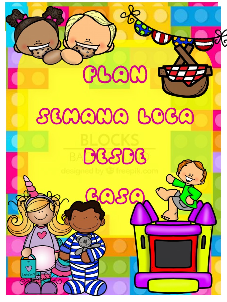 Plan Semana Loca Desde Casa Padres | PDF | Aprendizaje | Las emociones