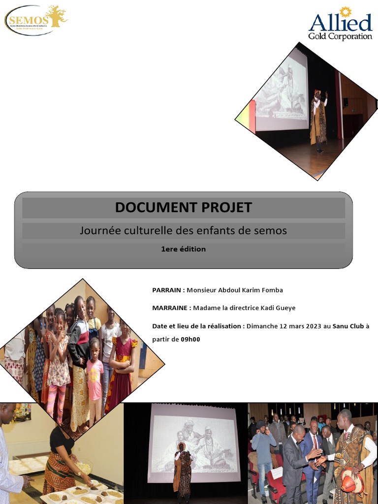 Journée Culturelle des Enfants à SEMOS | PDF | Mali