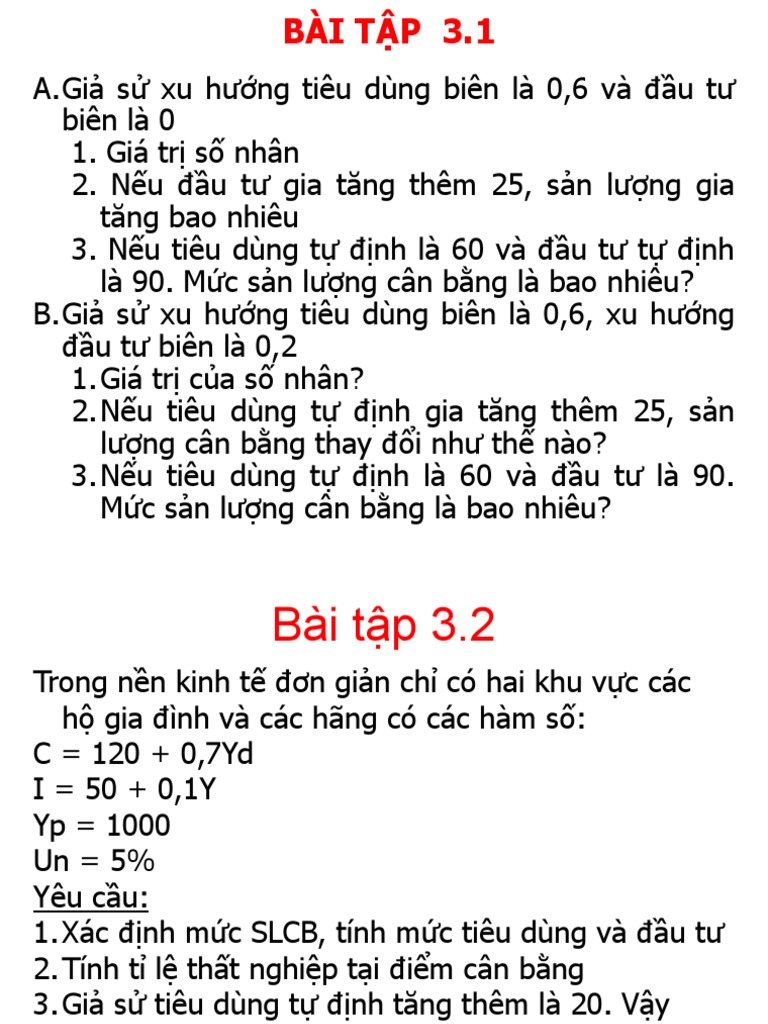 Baitap Kinh Te Vi Mo-C3 | PDF