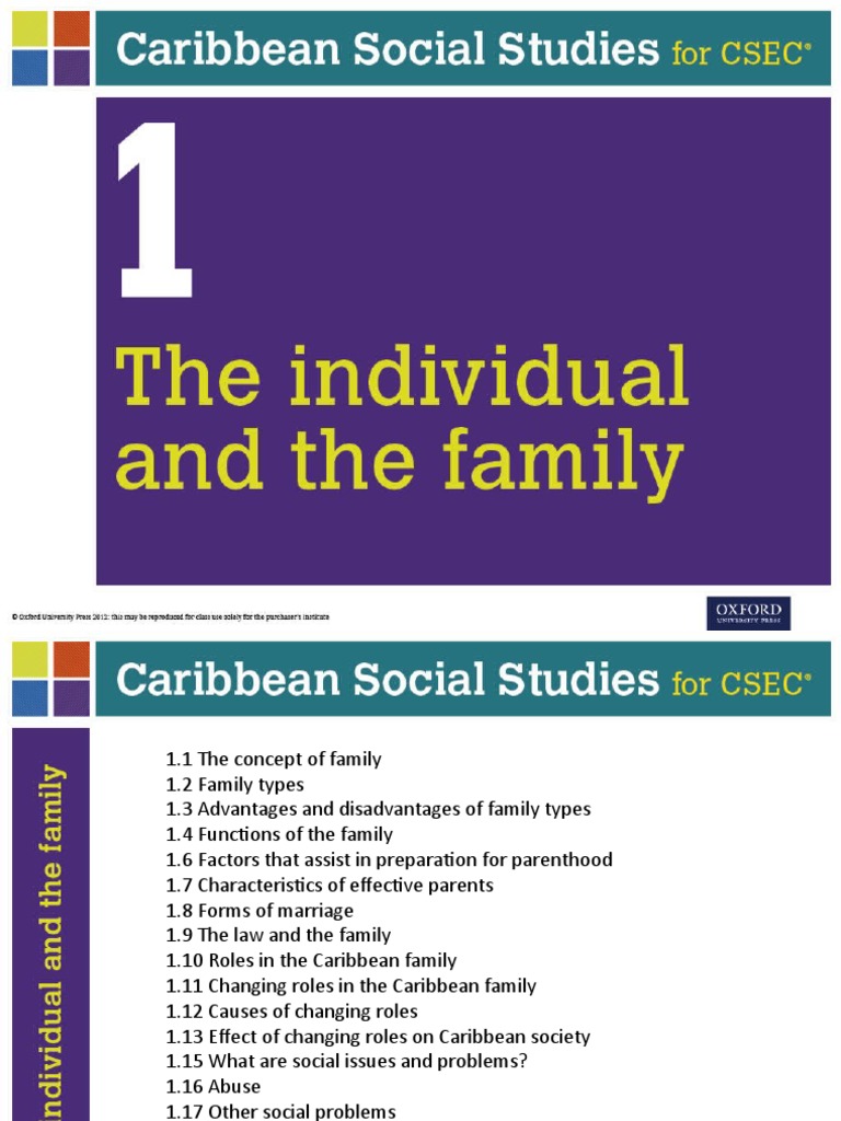 The Individual and The Family | PDF | Family | Marriage
