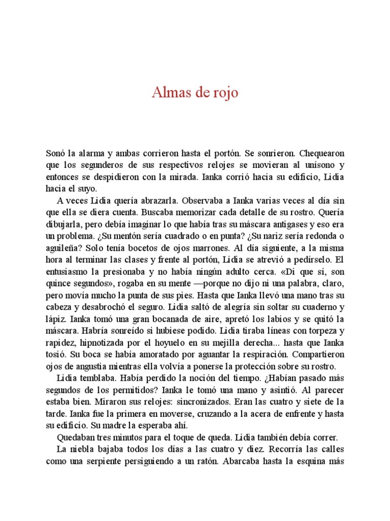 Almas de Rojo - Francisca Solar | PDF