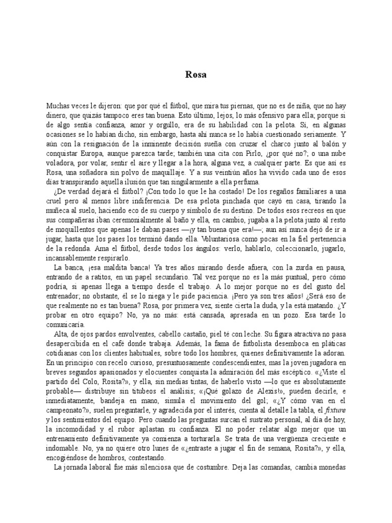 Rosa - Roberto Meléndez | PDF | Asociación de Futbol