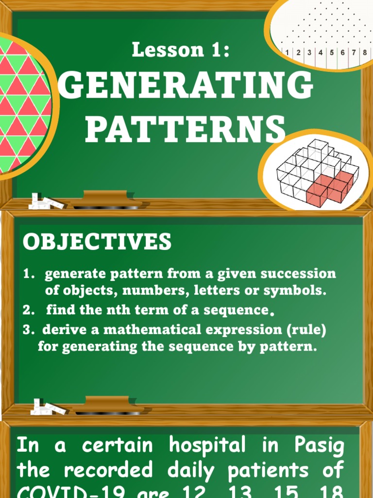 Generating Patterns: Lesson 1 | PDF | Algebra | Elementary Mathematics