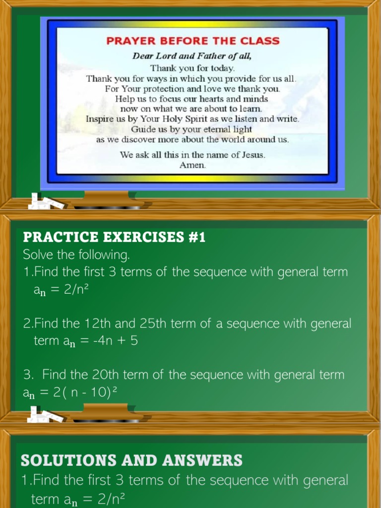 Arithmetic Sequence Practice Exercises | PDF | Elementary Mathematics ...