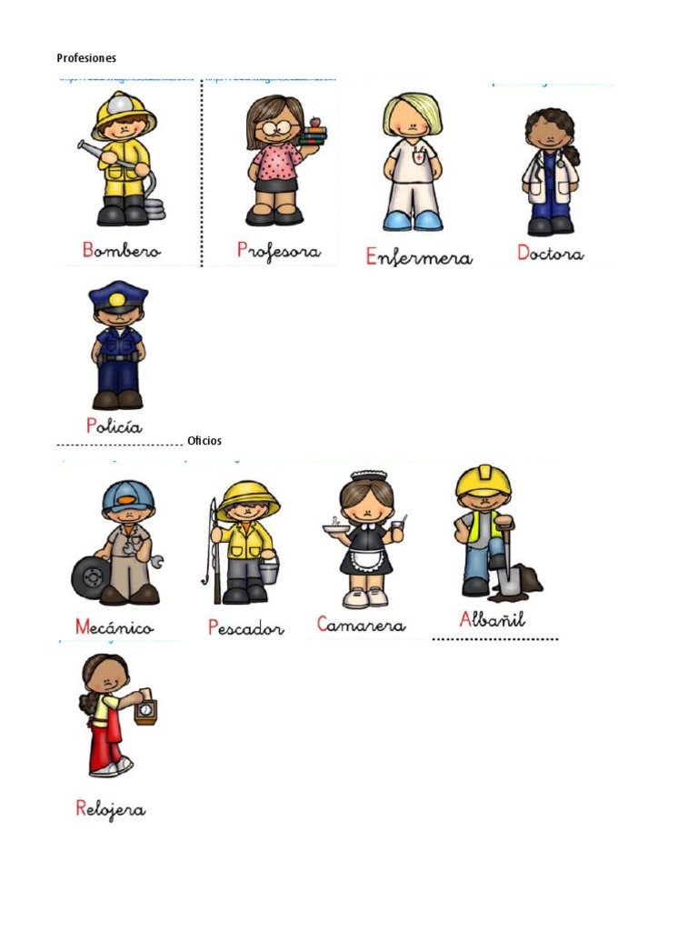 Profesiones y Oficios | PDF