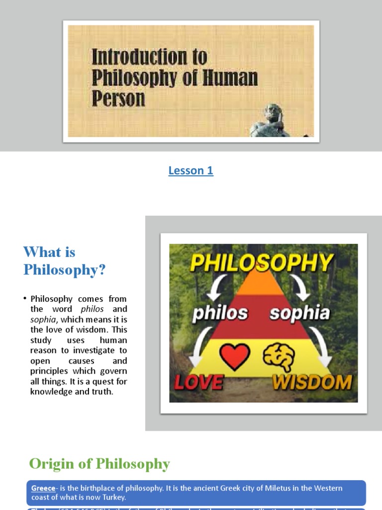 Introduction To Philosophy | PDF