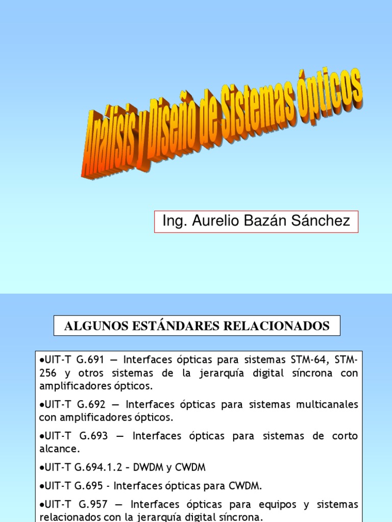 Analisis y Diseno de Sistemas Opticos | PDF | Dispersión (óptica ... Analisis y Diseno de Sistemas Opticos | PDF | Dispersión (óptica ...