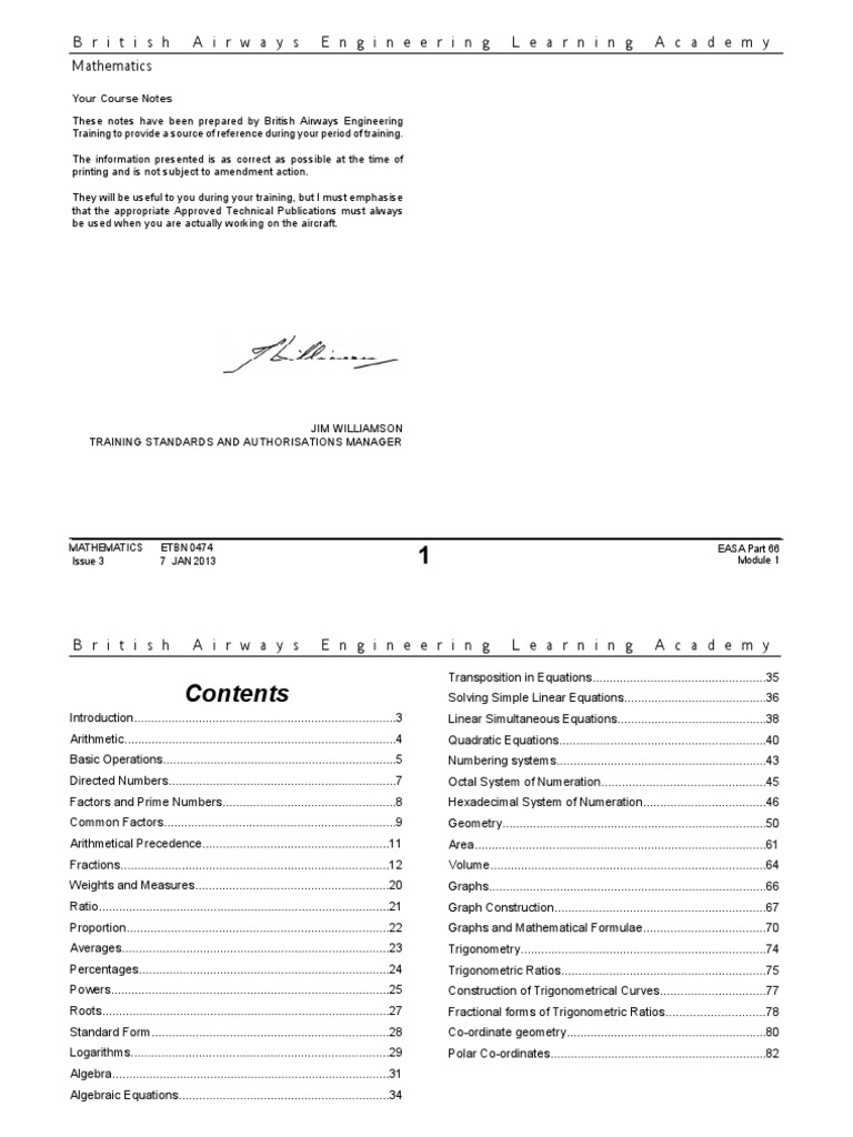 Mod 1 BA Mathematics | PDF | Division (Mathematics) | Numbers