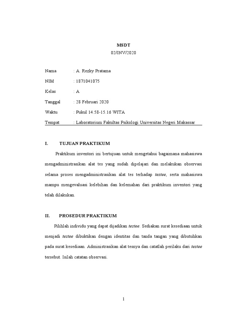 MSDT | PDF | Karier & Perkembangan