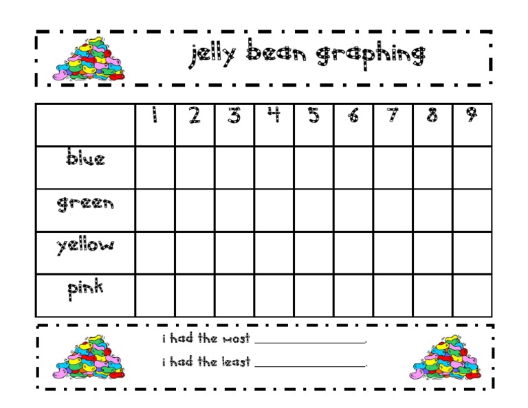 Jelly Bean Graphing for Kids | PDF | Cooking, Food & Wine