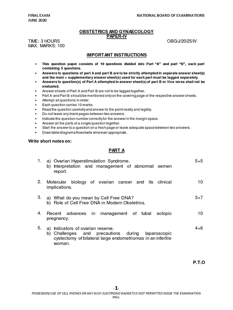 25 - Obstetrics and Gynaecology - P-IV | PDF | Gynaecology | Human Pregnancy