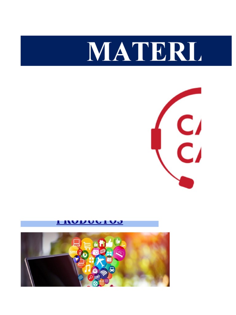 Material de Apoyo CCB: Productos | PDF | Cliente