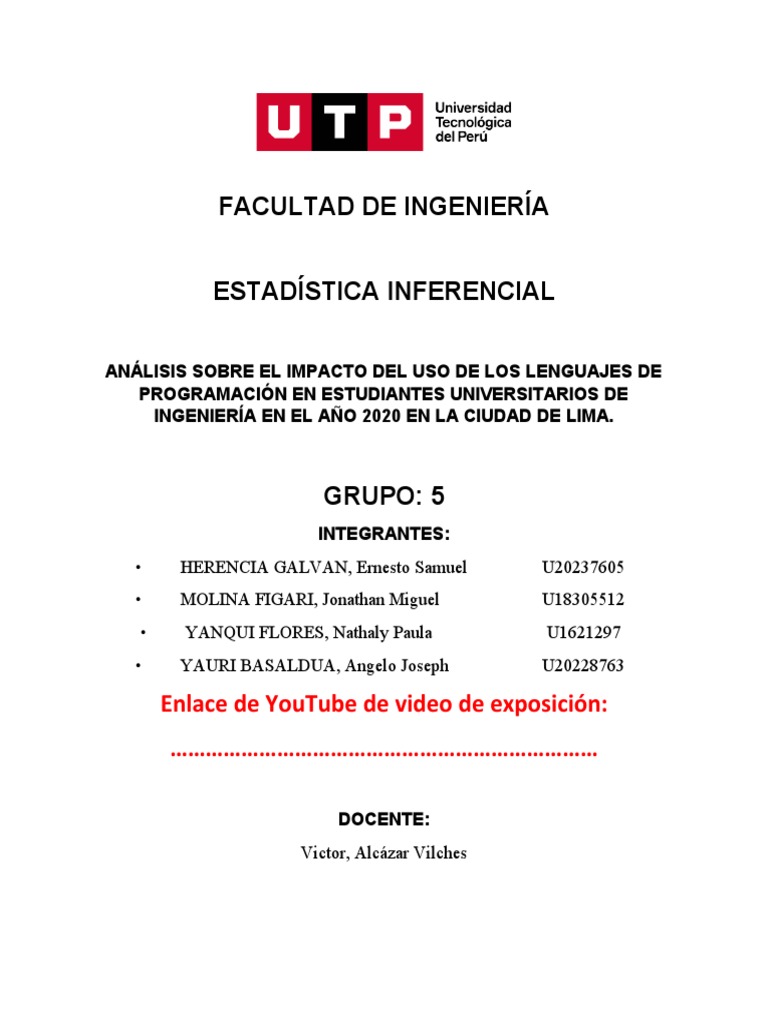 Caratula Informe Final | PDF
