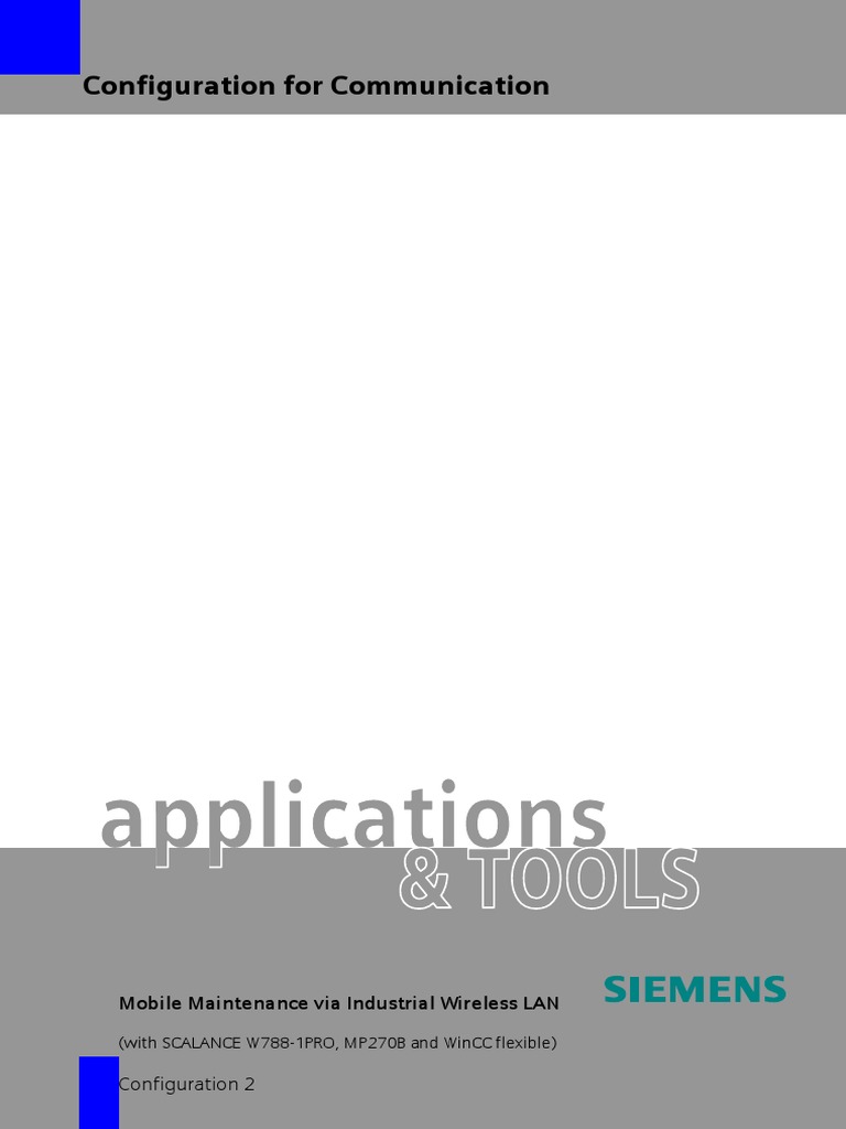 Simatic Configuration Communication 2 Pdf Wireless Lan Computer Network
