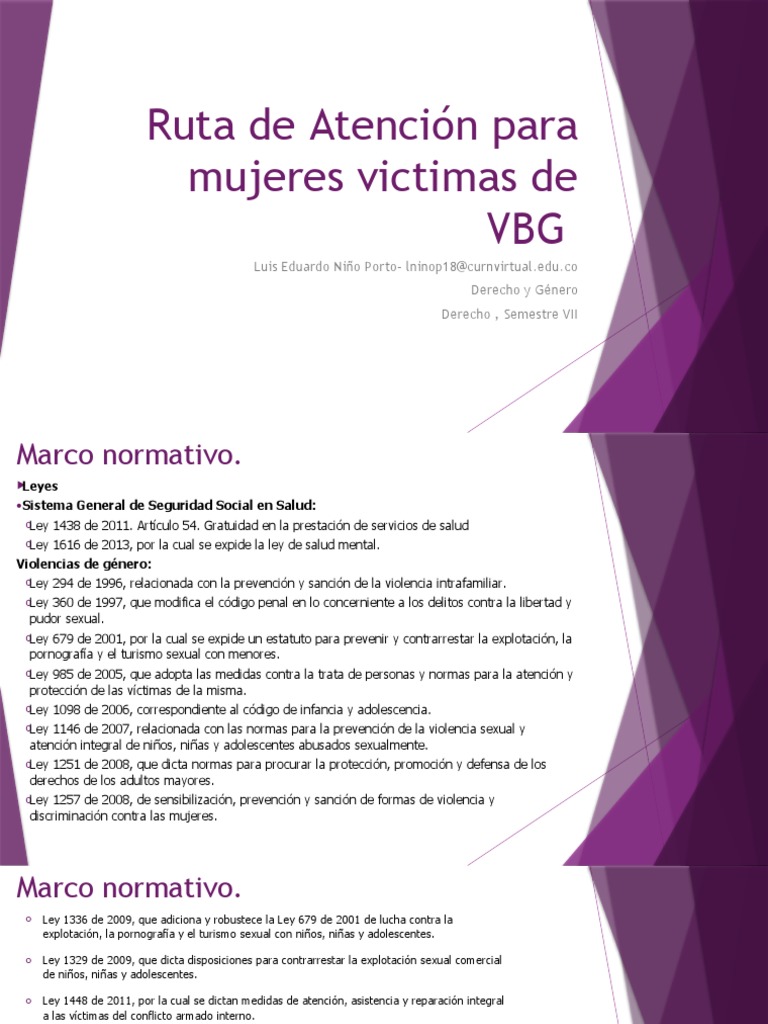 Ruta de Atención para Mujeres Victimas de VBG | PDF | La violencia ... Ruta de Atención para Mujeres Victimas de VBG | PDF | La violencia ...