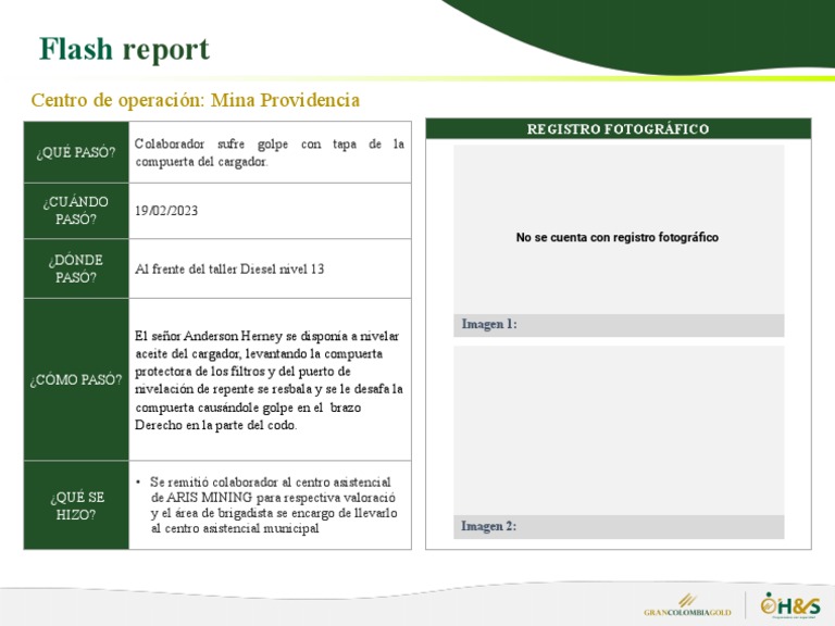 Plantilla de Flash Report CEDRO CAPITAL 1 | PDF