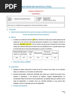 Procesos de Manufactura - Examen Final | PDF