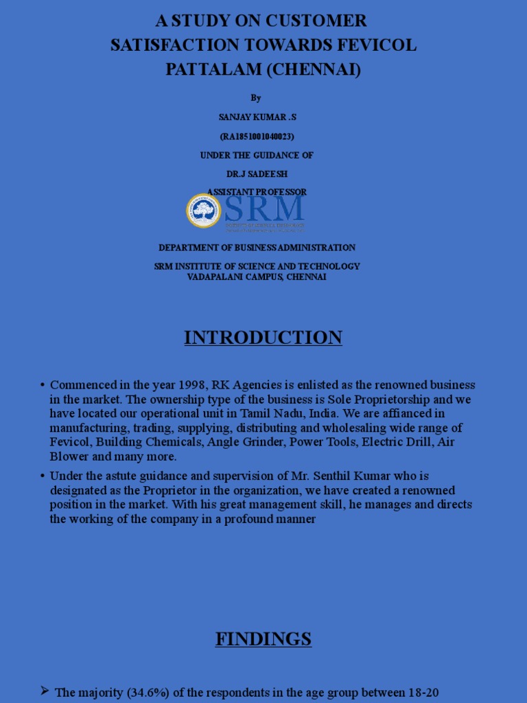 A Study On Customer | PDF | Customer | Financial Economics