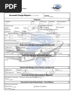 DCR Form Template | PDF