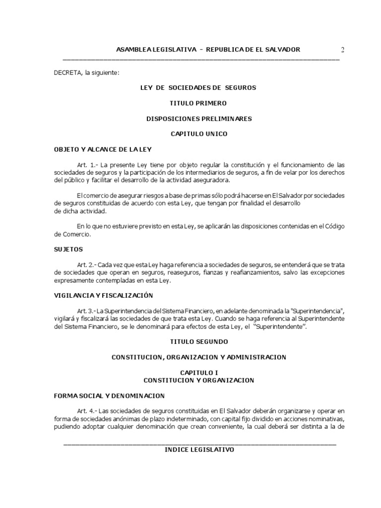 24 Ley De Sociedades De Seguros 1 2 9 Pdf Seguro Reaseguro 2717
