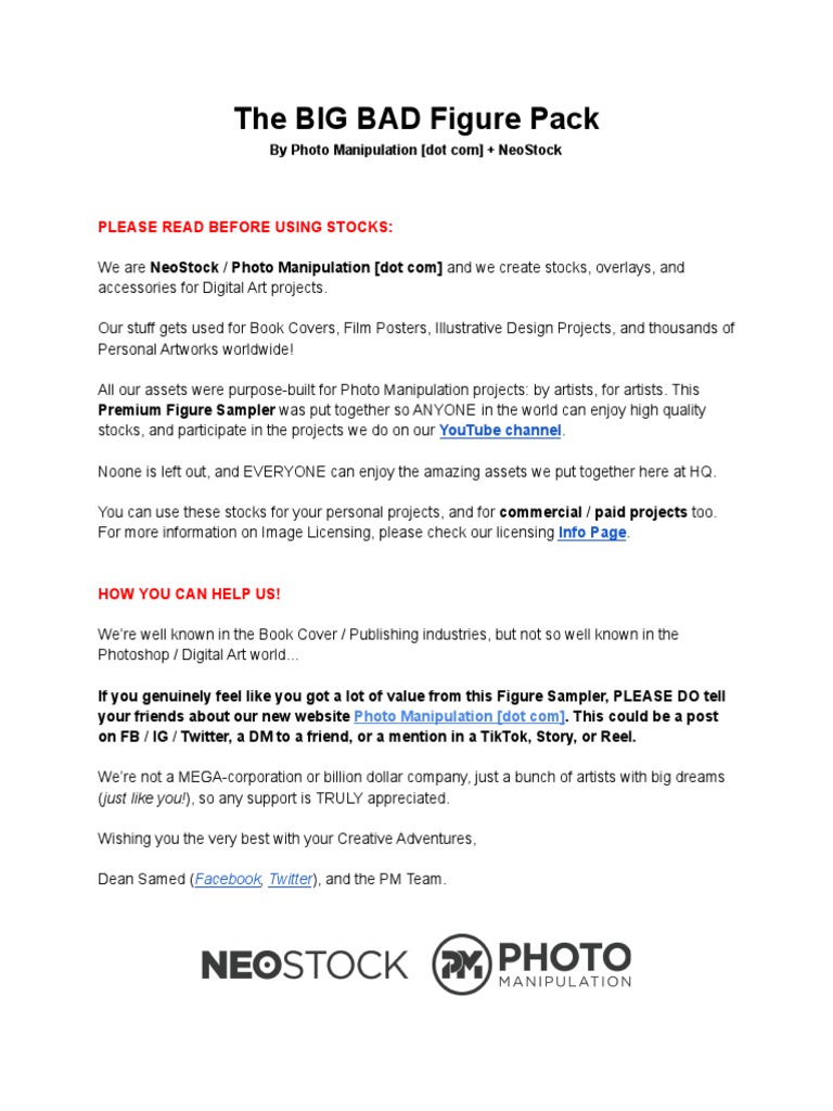 The BIG BAD Figure Pack Preview | PDF