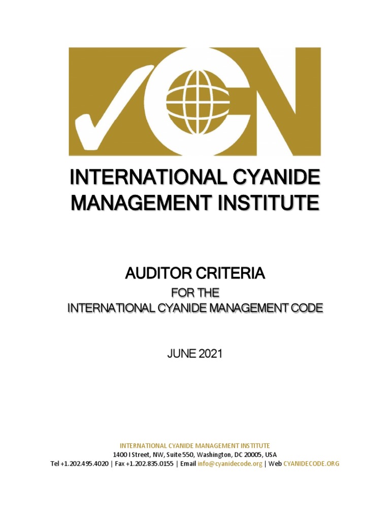11 Auditor Criteria JUNE 2021 | PDF | Audit | Business