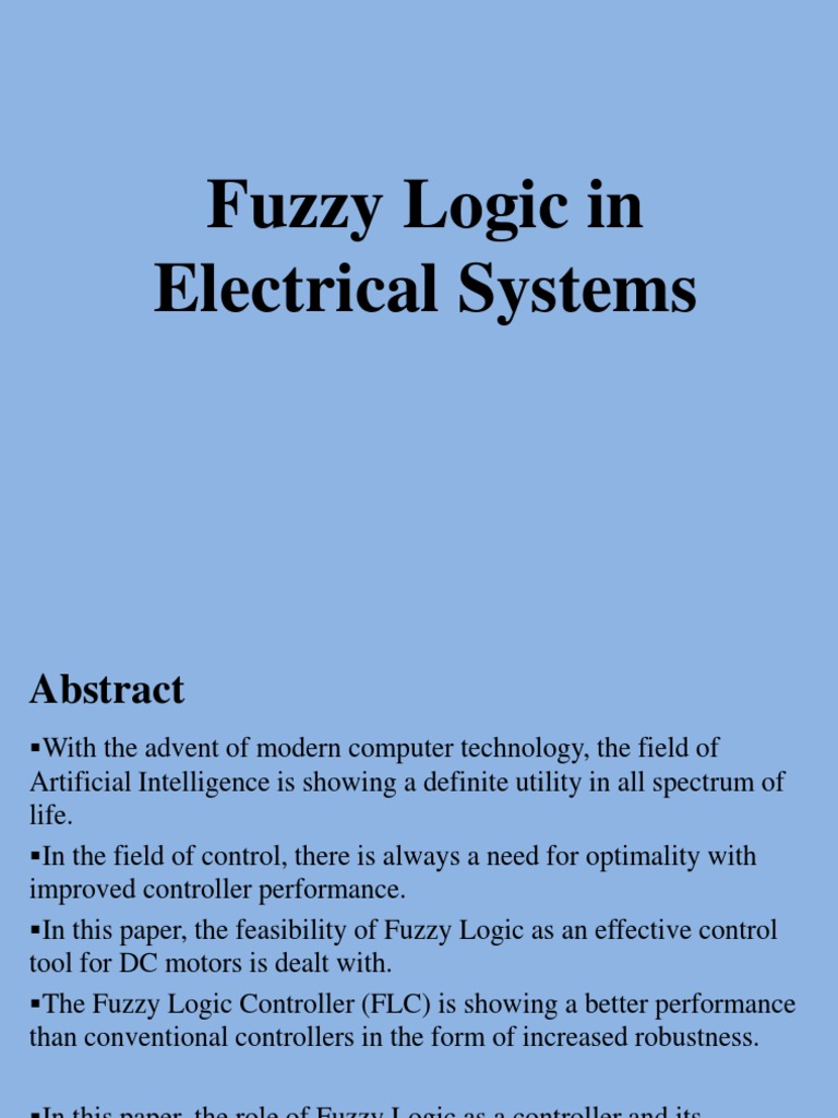 Fuzzy Logic Systems | PDF