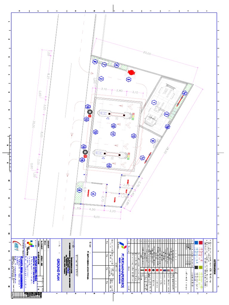 0 - 001.GROUND PLAN SPBU - PEDAN-Layout1 | PDF