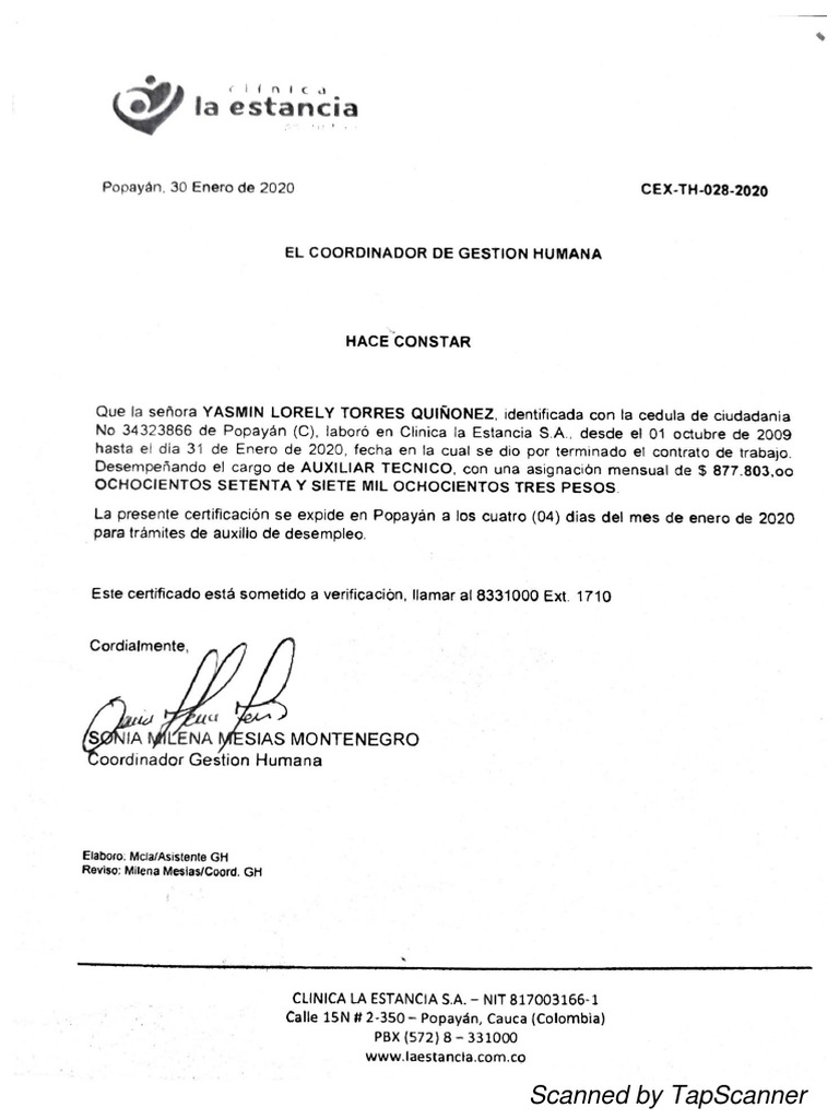 Carta de Retiro | PDF