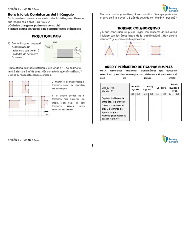 Reto Inicial: Conjeturas Del Triángulo: Trabajo Colaborativo | PDF