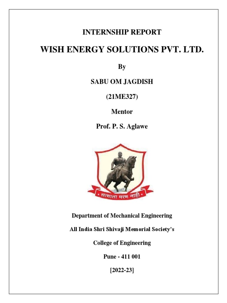 Report WISH | PDF | Wind Turbine | Wind Power