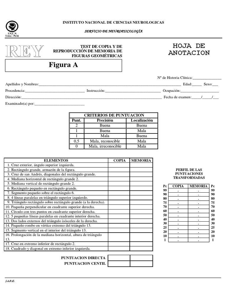 Protocolo FIGURA DE REY A | PDF | Rectángulo | Triángulo