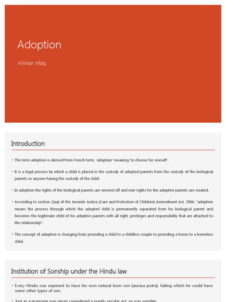 Adoption | PDF | Adoption | Marriage