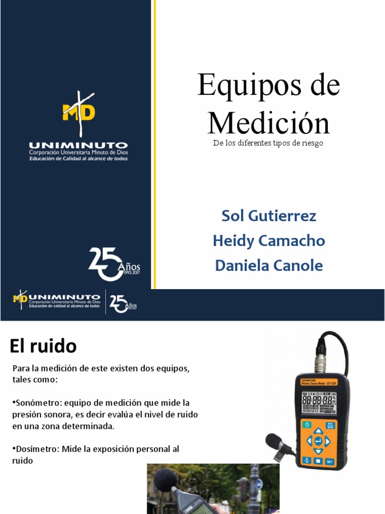 equipos de medicion de factores de riesgo | PDF | Medición | Gases