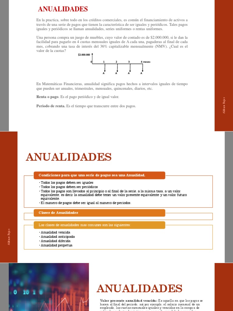 Anualidades | PDF | Interés | Crédito