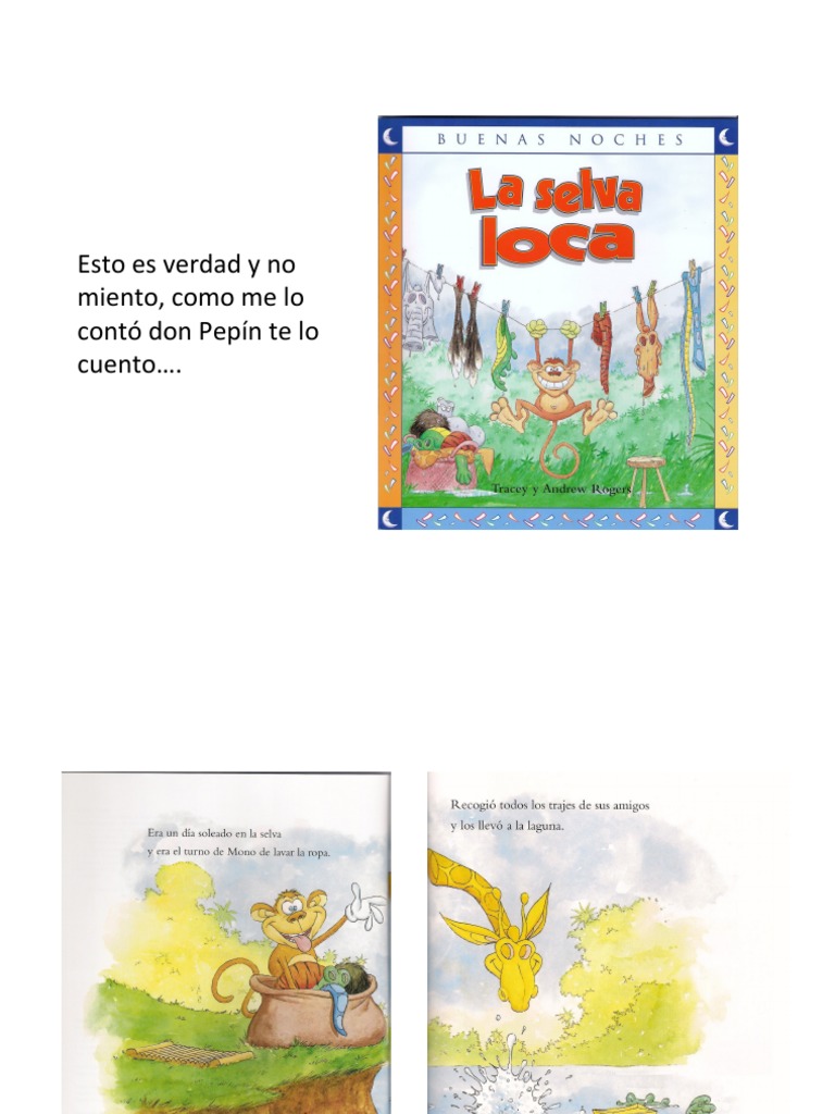 N° 4 CUENTO LA SELVA LOCA Lenguaje Expresivo | PDF