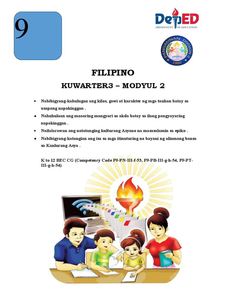 Filipino9 Q3 Module 2 Edited | PDF