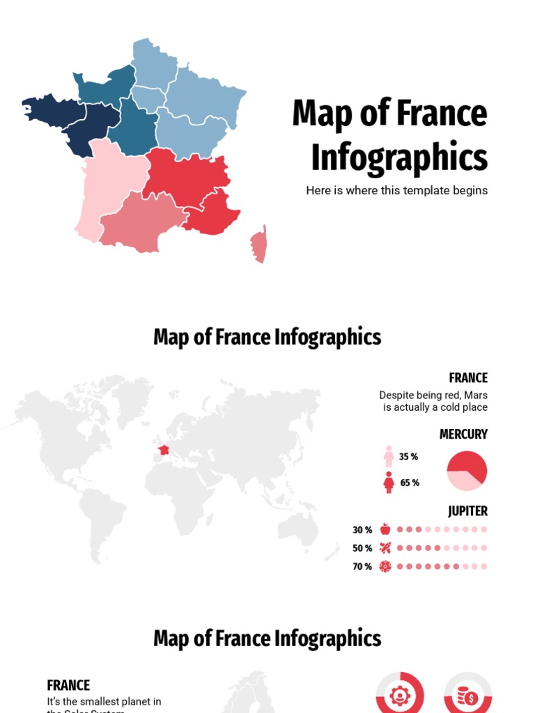 Copia Di Map of France Infographics by Slidesgo | PDF | Planets | Solar ...