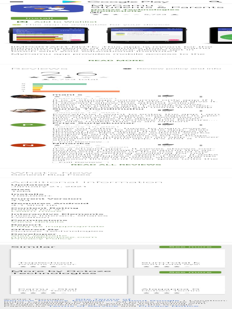 MyCamu - Students & Parents - Apps On Google Play | PDF