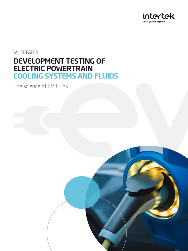 Intertek EV Fluids WP - 23 | PDF | Wear | Lubricant