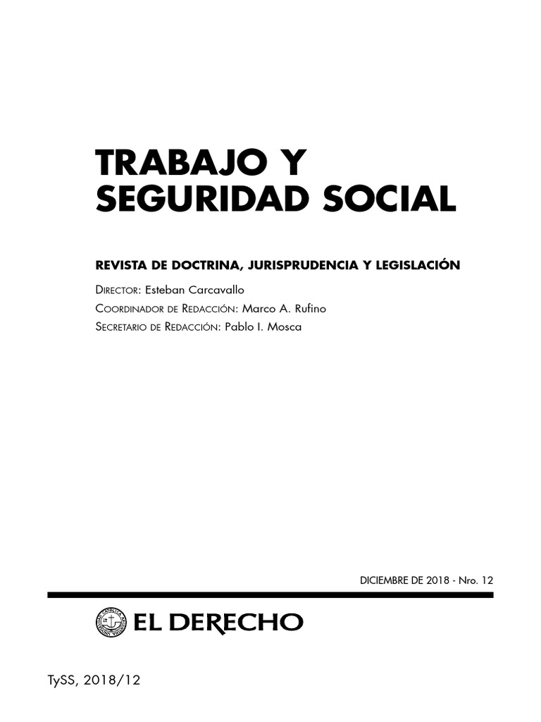 TySS #12SEGUNDAS | PDF | Doctrina social católica | Derecho laboral
